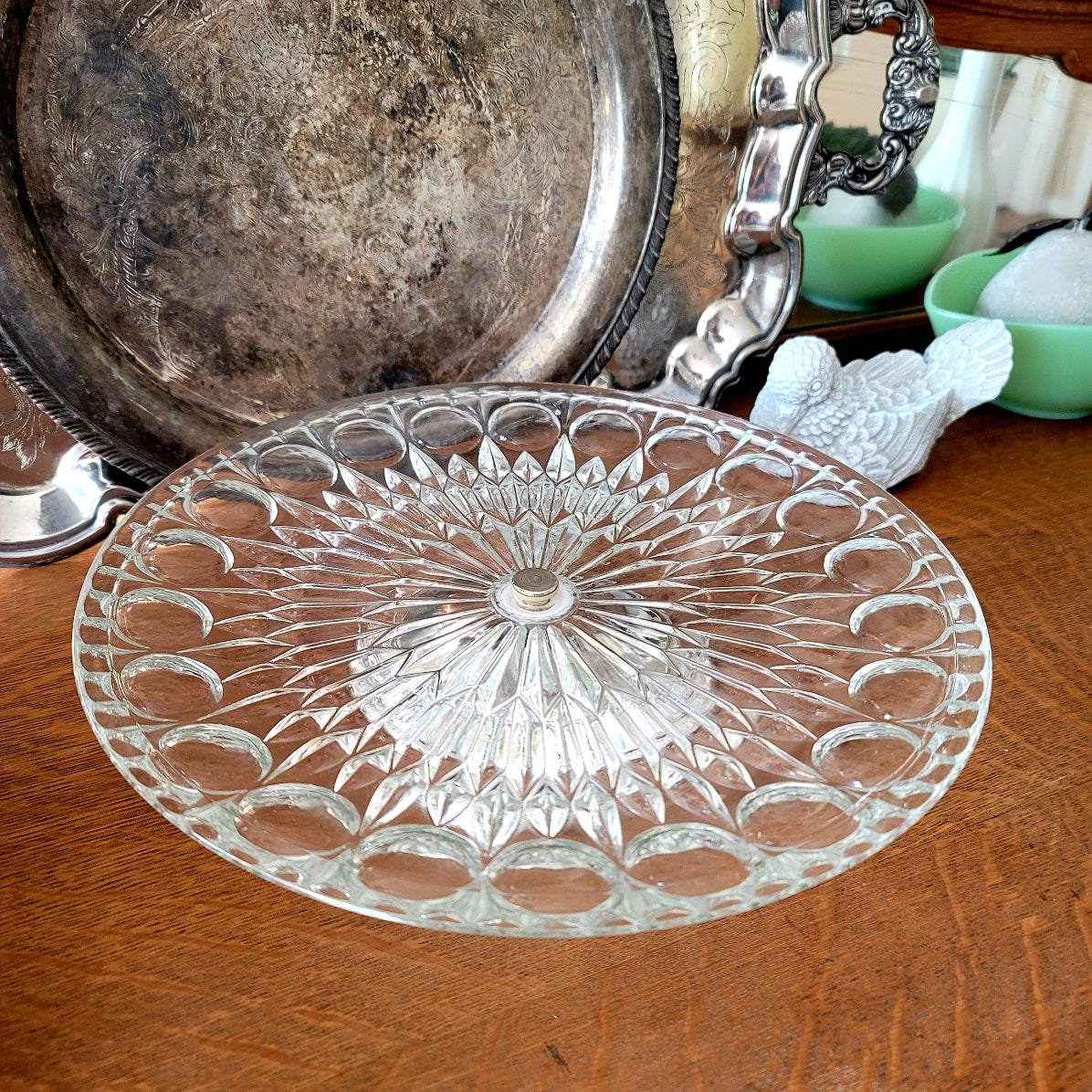 Glass Tea Service Stand – Tracy M Creations